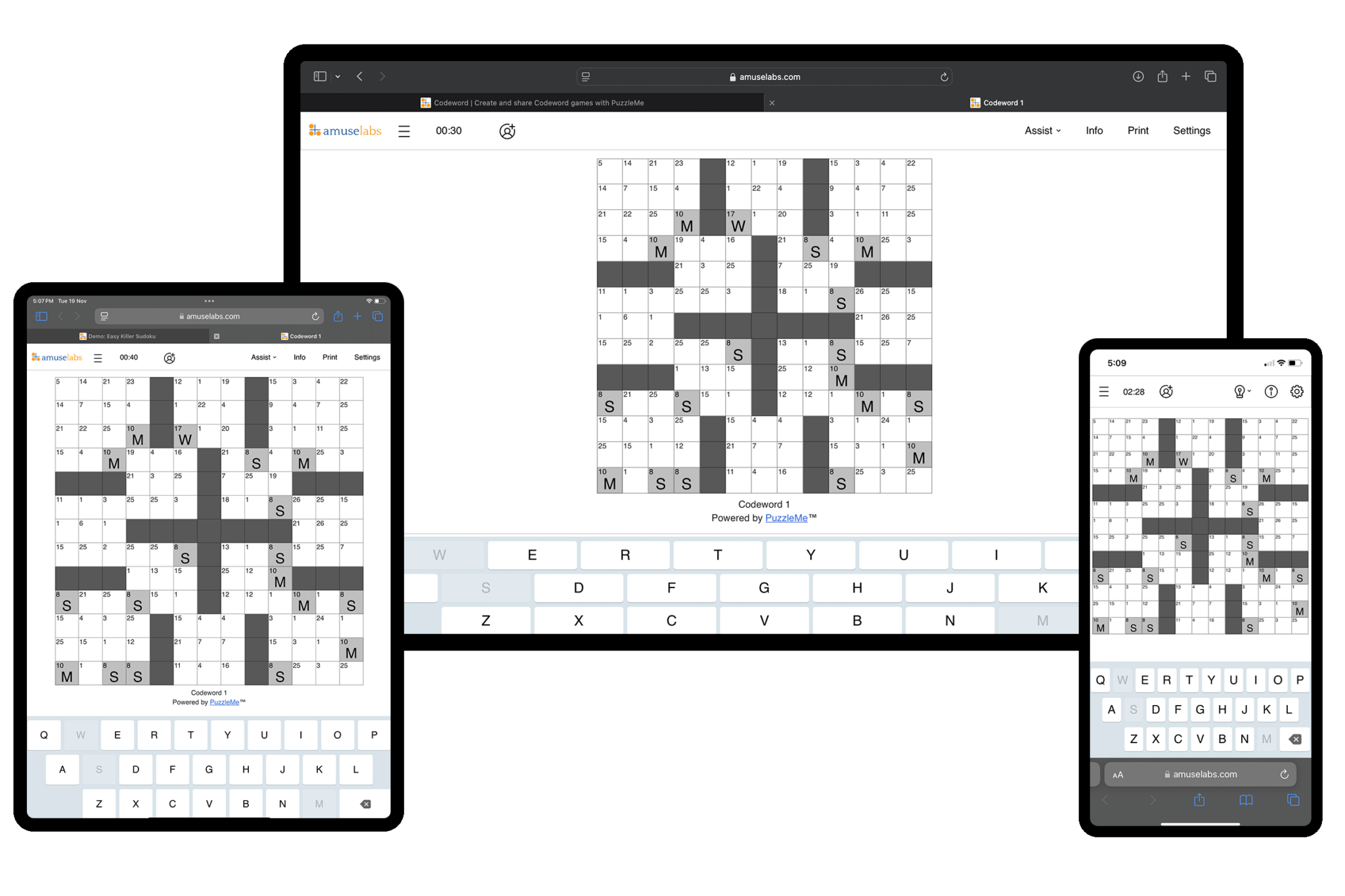 Codeword | Create and share Codeword games with PuzzleMe